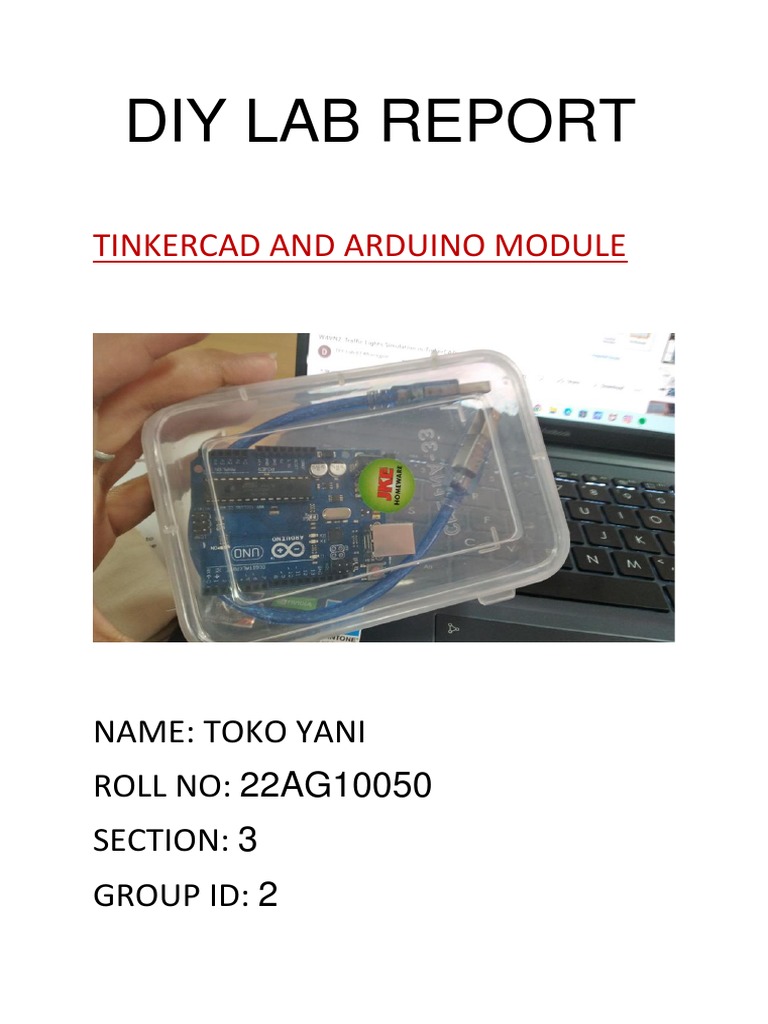 Diylab Tinkercad Arduino Module Pdf Arduino Computing 0037