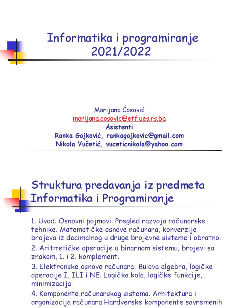 Informatika MAS Lecture09 | PDF