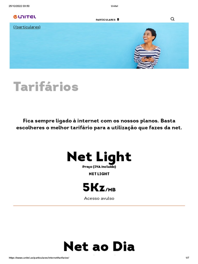 Tarifários Internet Unitel | PDF | Angola