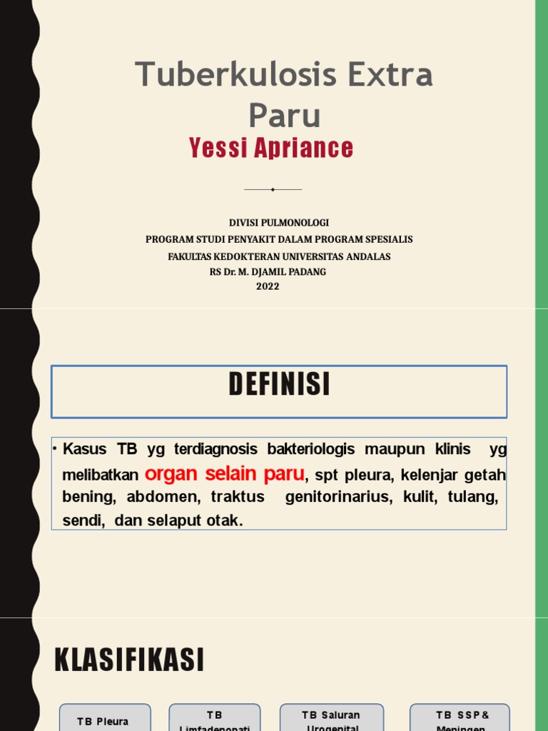 TB Extra Paru Yessi | PDF