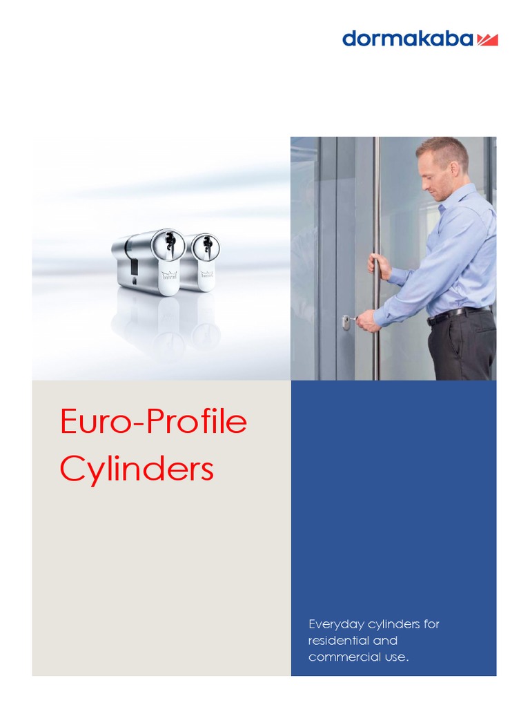 Dormakaba Cylinders | PDF | Equipment | Security