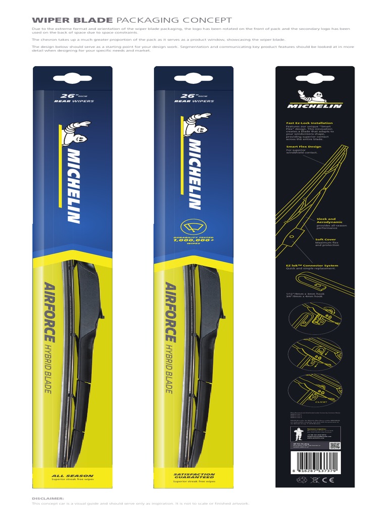 Michelin Concept Wiper Blades | PDF | Manufactured Goods
