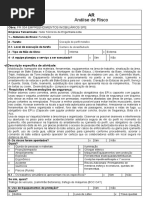 Modelo Análise Preliminar de Risco | PDF