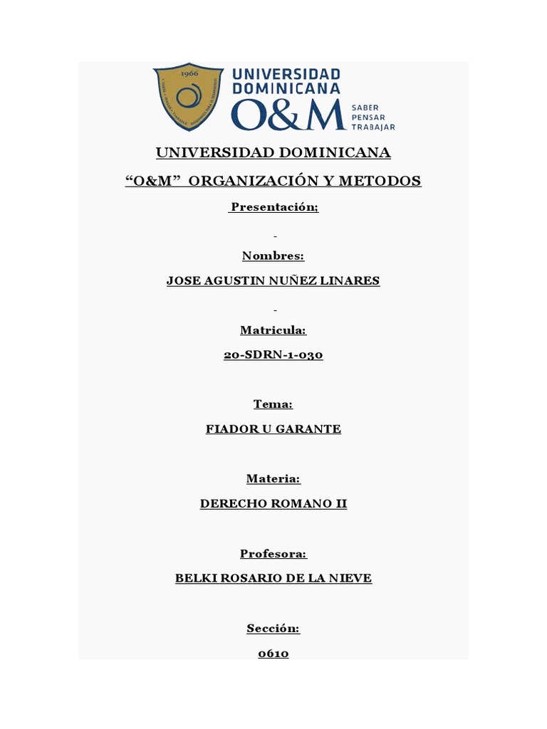 Reporte de Lectura Romano II | PDF