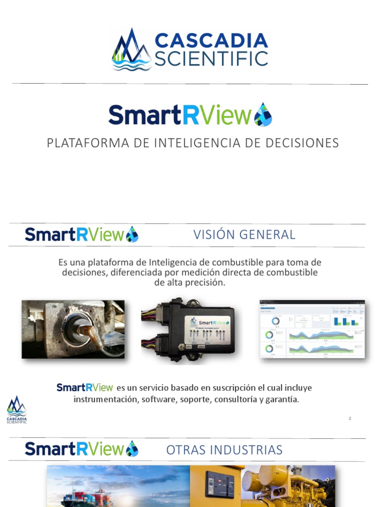 SP Presentacion SmartRView Cascadia Scientific Oct Release | PDF