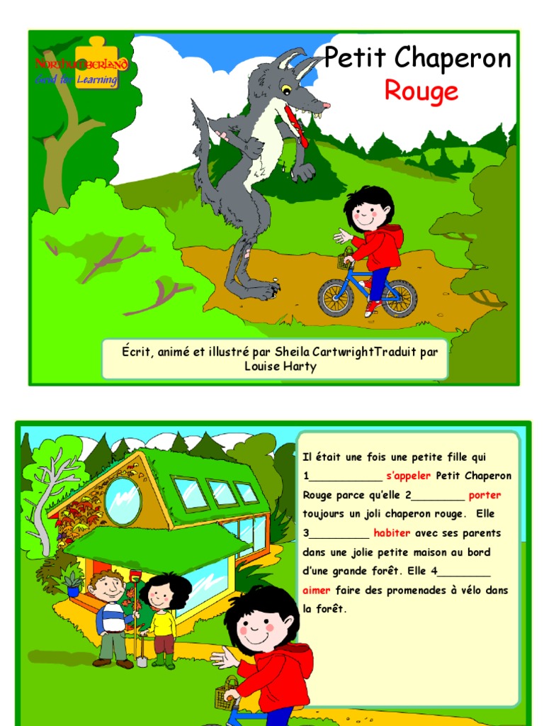 Chaperon Rouge Gap Fill | PDF | Le Petit Chaperon rouge