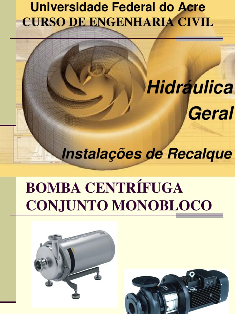 Instalações de Recalque em Engenharia Civil | PDF | Engenharia Mecânica ...