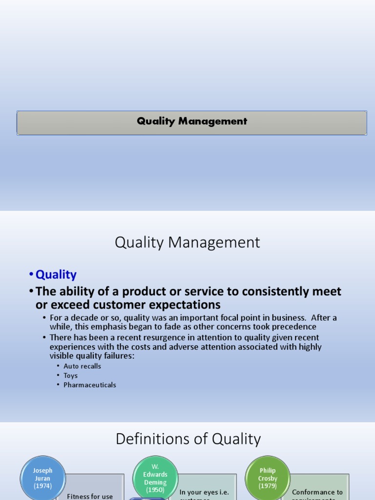 Quality Management - Statistical Process Control | PDF | Standard ...