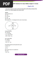 NCERT Solutions For Class 9 Maths Chapter 9 Circles Ex 9.2 - Free PDF ...