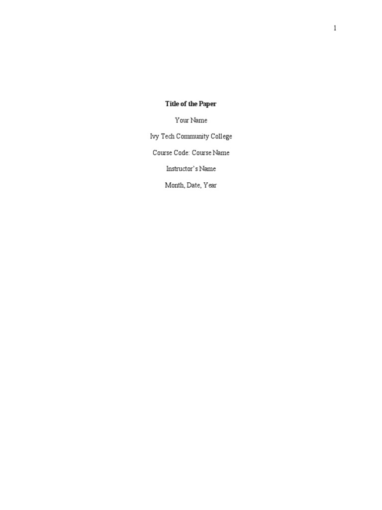 Student Paper APA Template | PDF | Relaxation (Psychology) | Psychotherapy