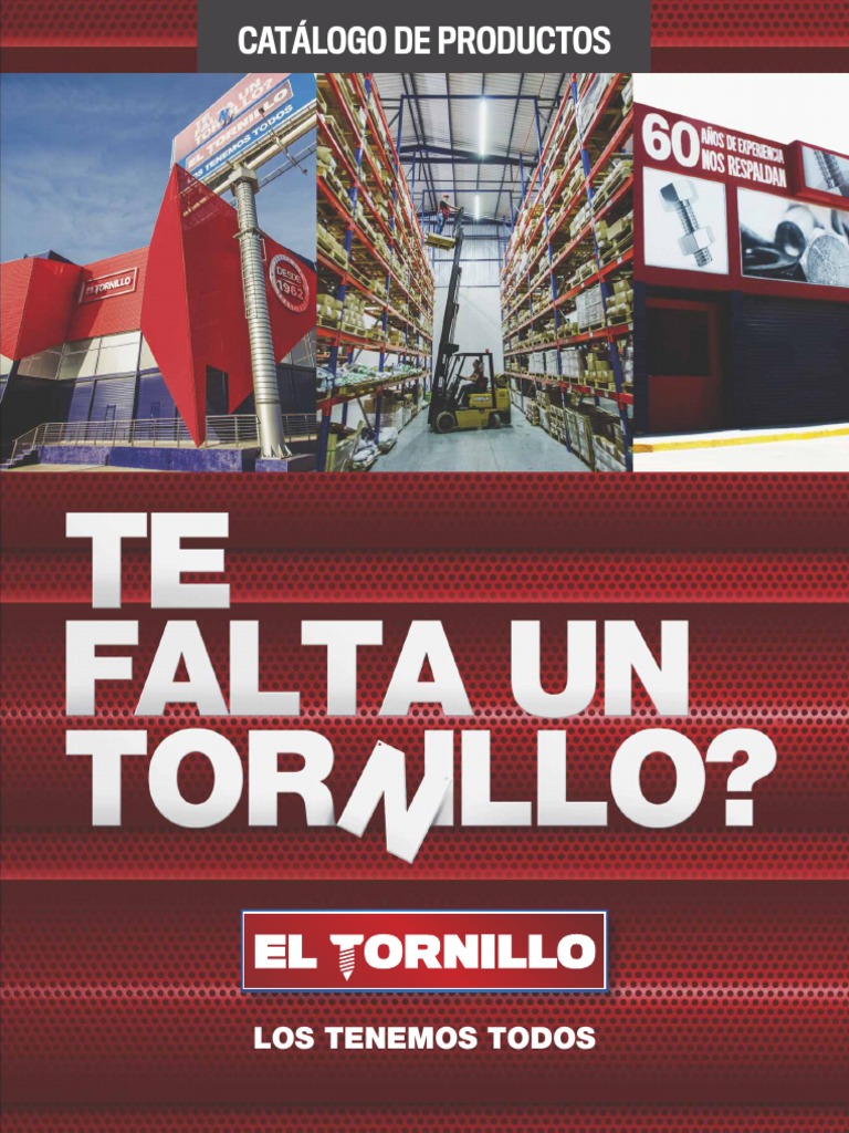 Catalogo El Tornillo 2022 Pdf Tornillo Artesanías
