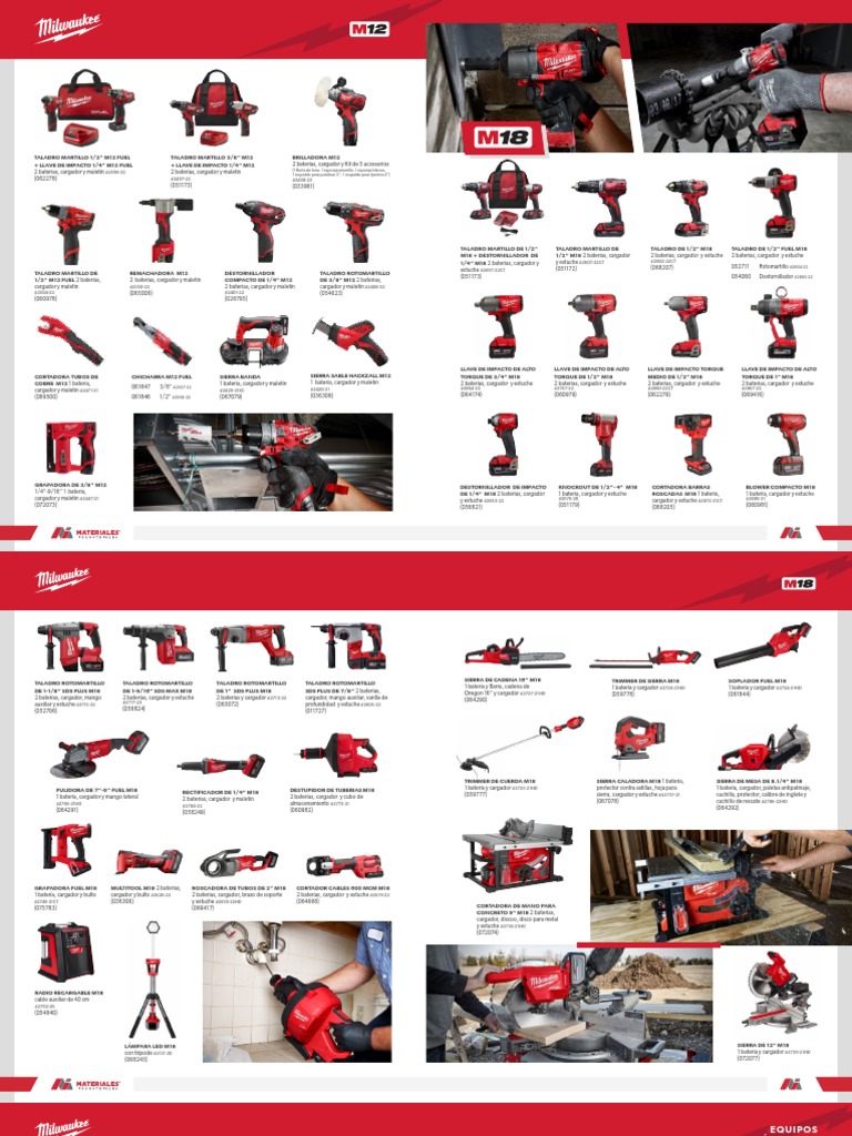 Catalogo Matisa TALADRO | PDF | Tecnologías de gas | Bienes de consumo