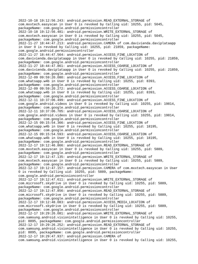 Perm Debug Info Pdf Smartphone Mobile Computers 
