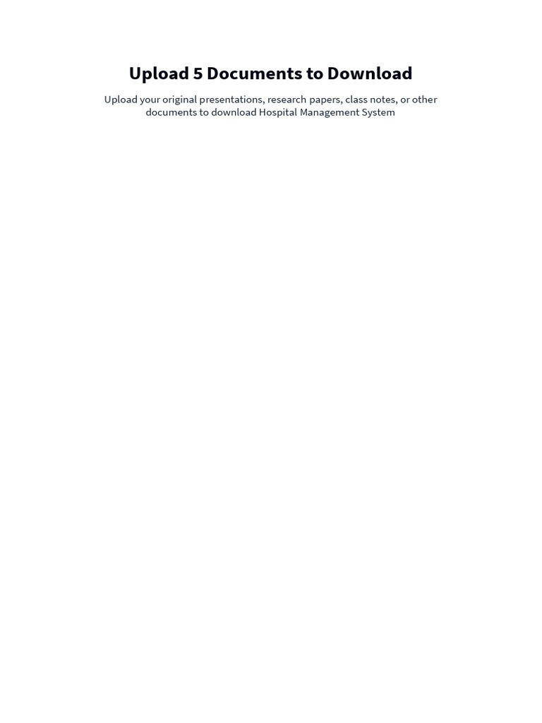 Upload 5 Documents To Download | PDF | Career & Growth | Computers