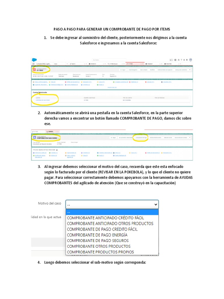 Paso A Paso Crear Comprobante Pdf Factura