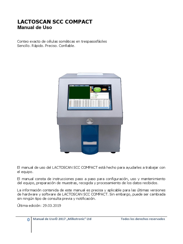 Lactoscan | PDF | Leche | Software