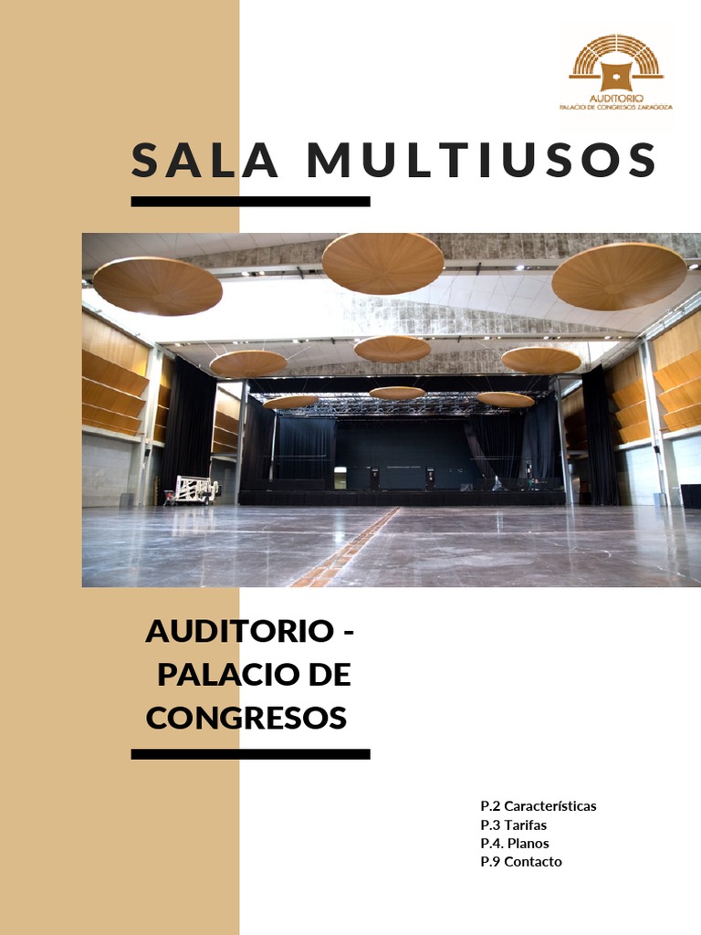 SALA MULTIUSOS Auditoriozgz | PDF | Presupuesto