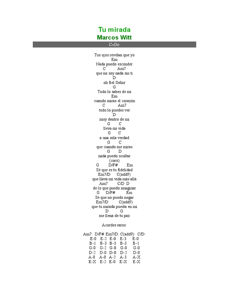 Canción de Fe y Devoción | PDF