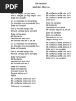 LEVANTATE SEÑOR, Miel San Marcos - Acordes | PDF