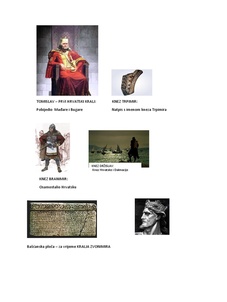 Hrvatski Knezovi I Kraljevi | PDF