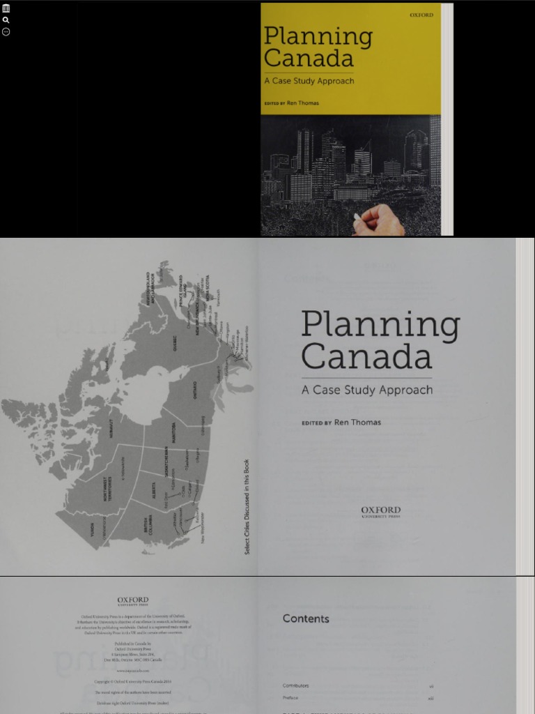 Planning Canada - A Case Study Approach by R. Thomas | PDF