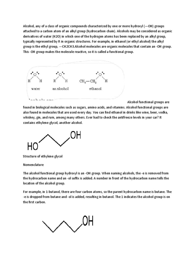 Alcohol molecul-WPS Office | PDF | Ethanol | Ester
