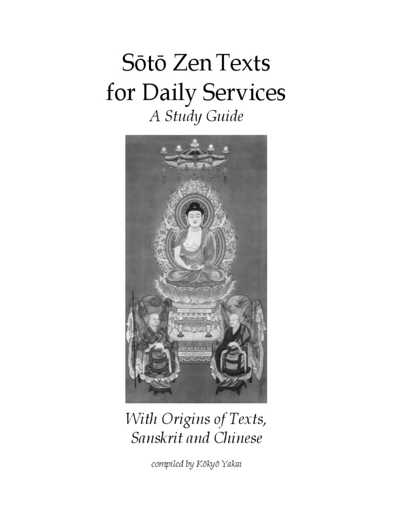 Soto Zen Texts | Download Free PDF | Śūnyatā | Bodhisattva