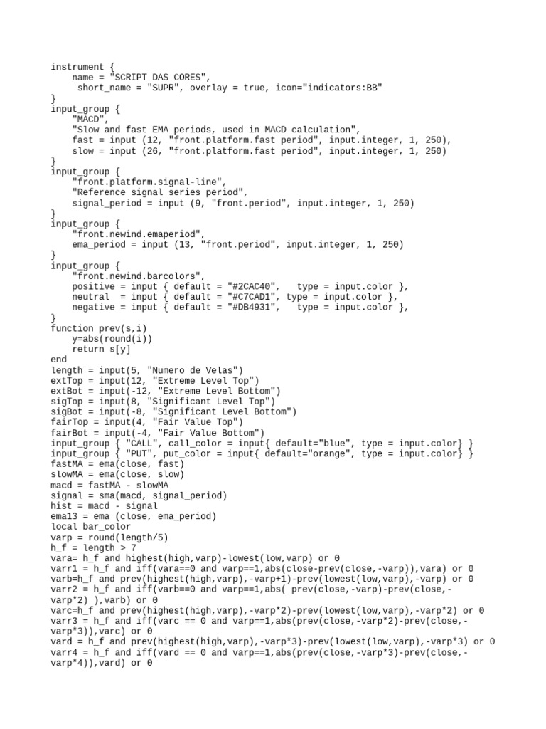 Script Das Cores Iqoption Script | PDF | Analysis | Pseudoscience