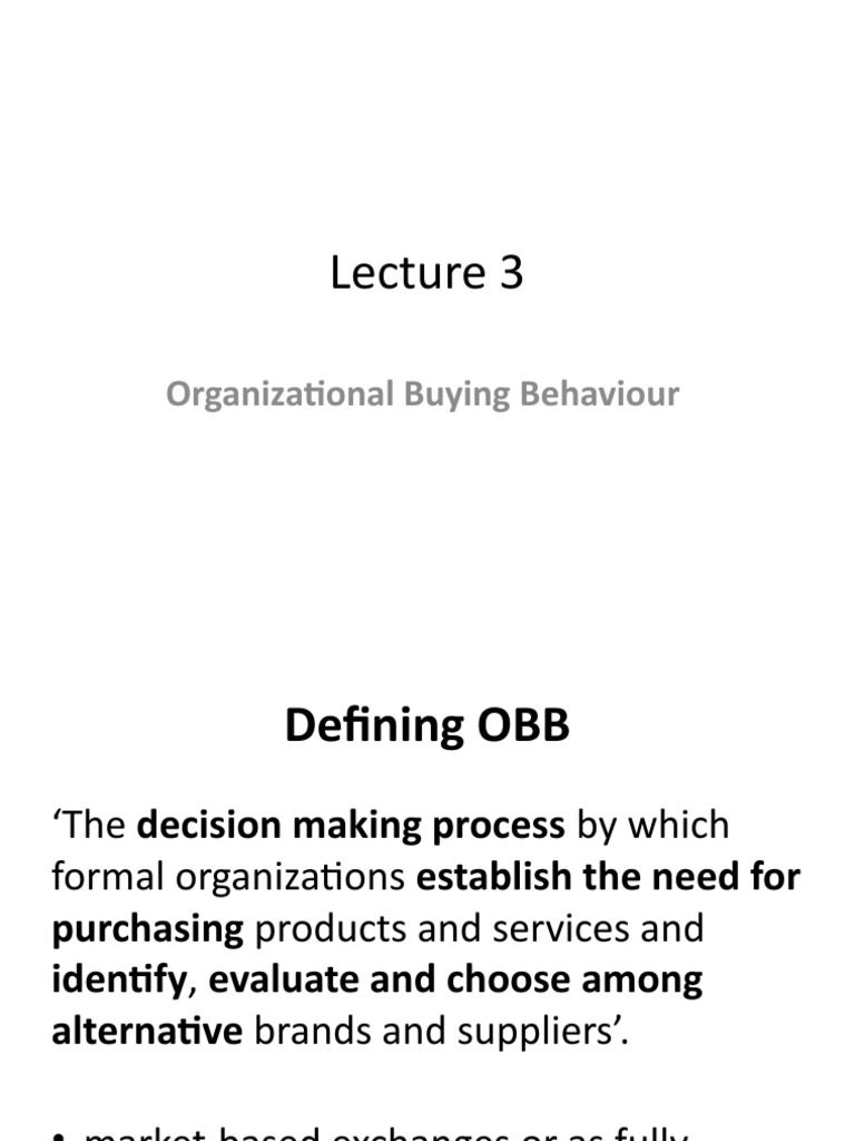 Lecture 3 | PDF | Procurement | Supply Chain