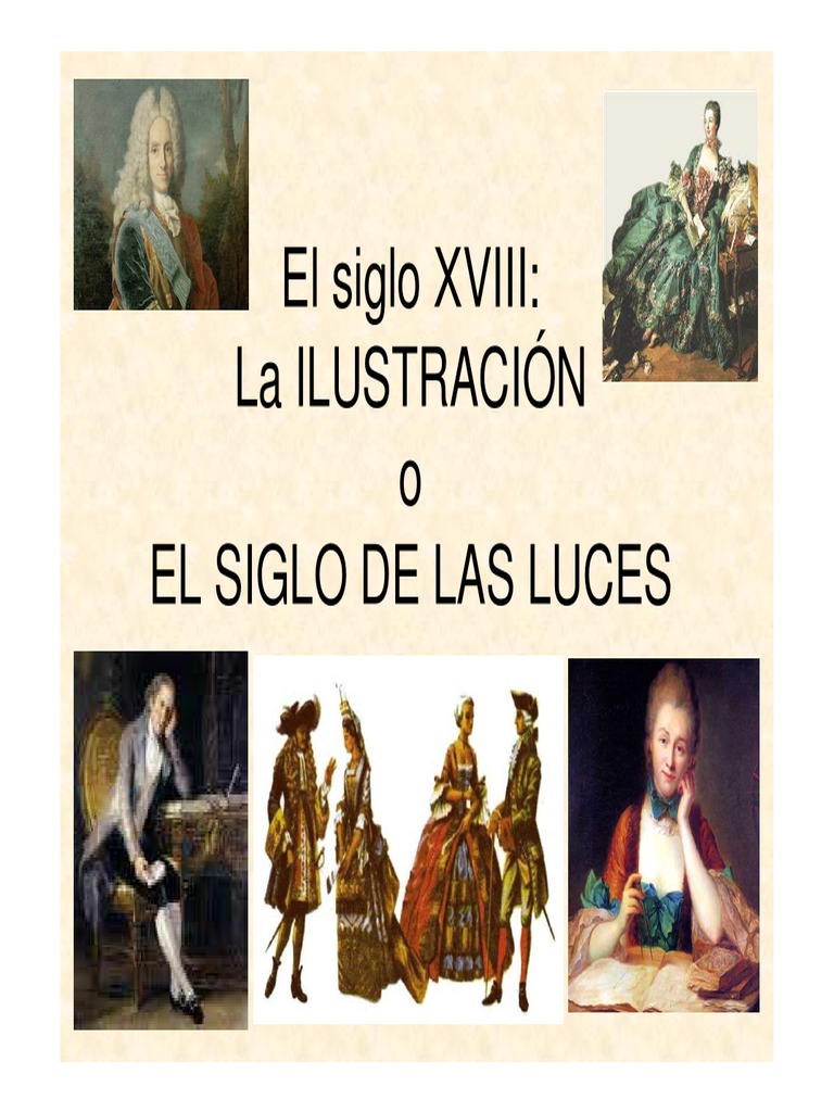 El Siglo XVIII Ilustracion | PDF | Era de iluminacion | Sincero