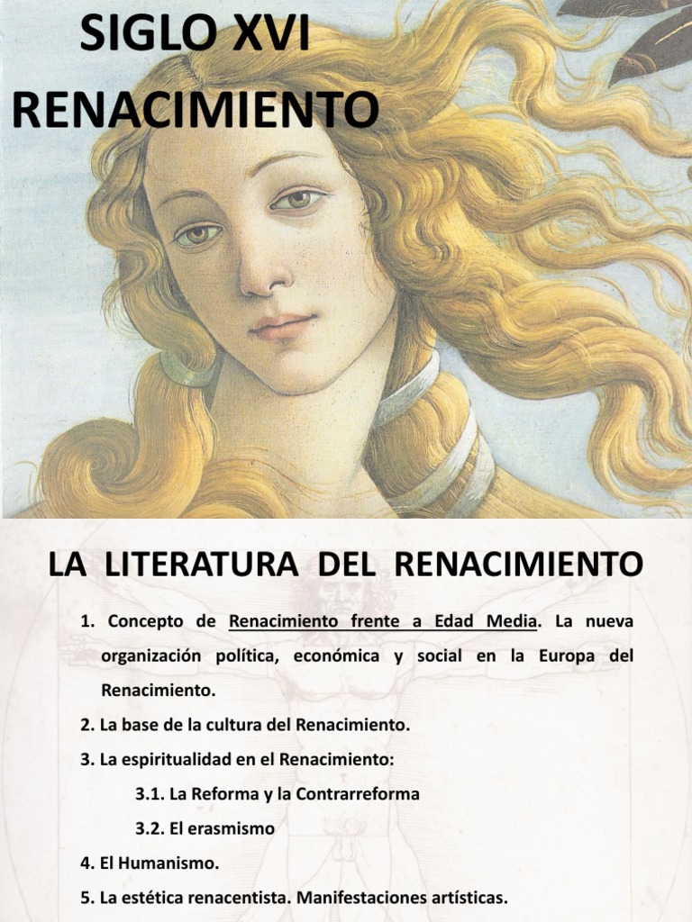El Renacimiento | PDF | Horacio | Renacimiento