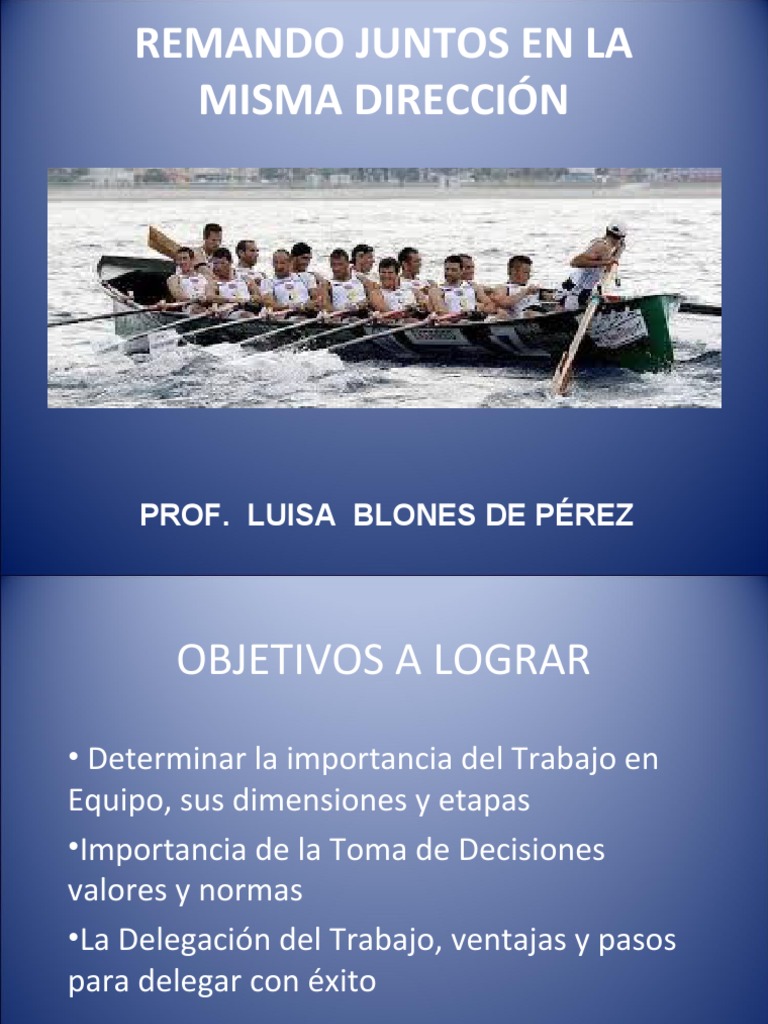 Remando Juntos Version Reducida | PDF | Liderazgo | Toma de decisiones