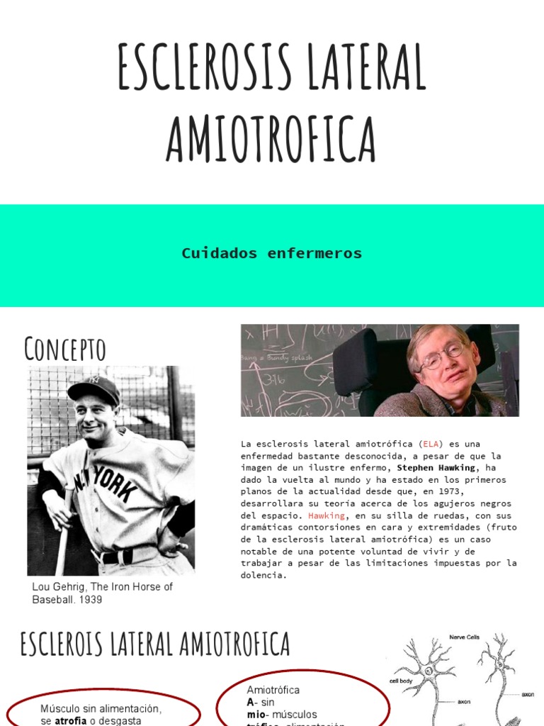 Esclerosis Lateral Amiotrofica | PDF | La esclerosis lateral ...
