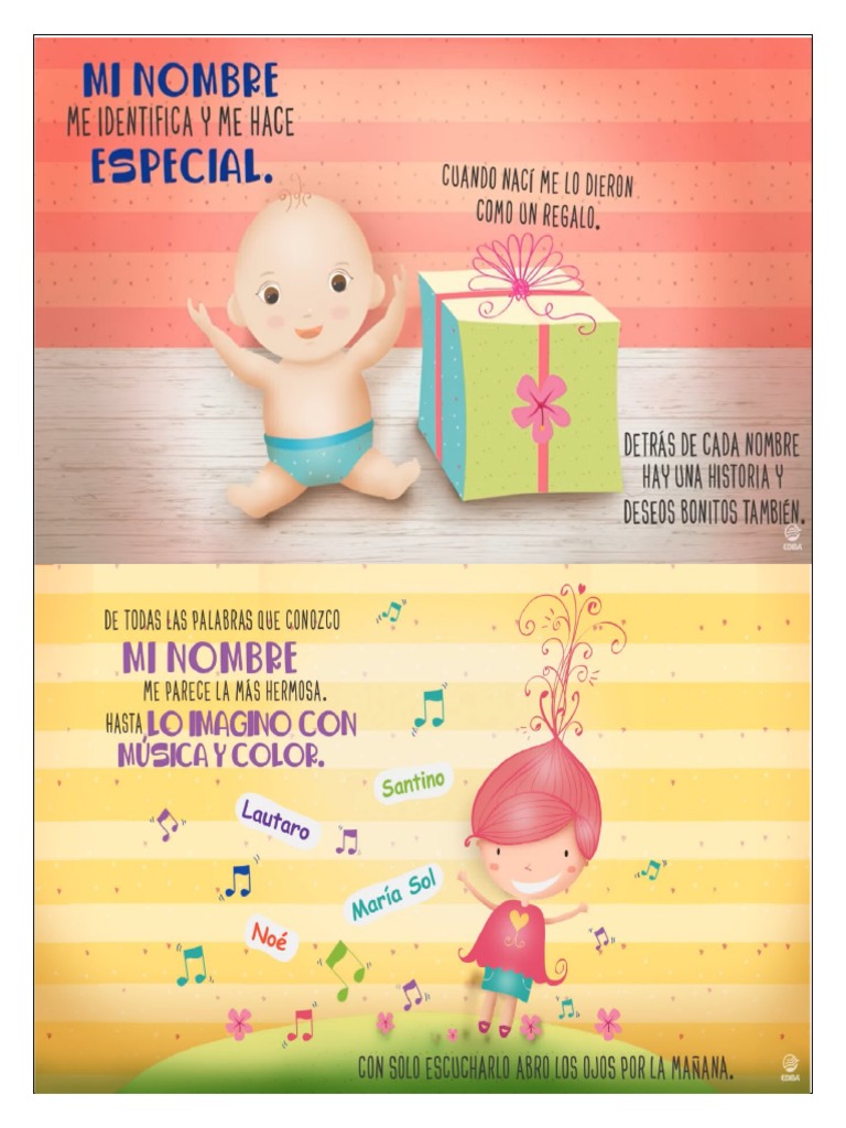 Cuento mi nombre | PDF