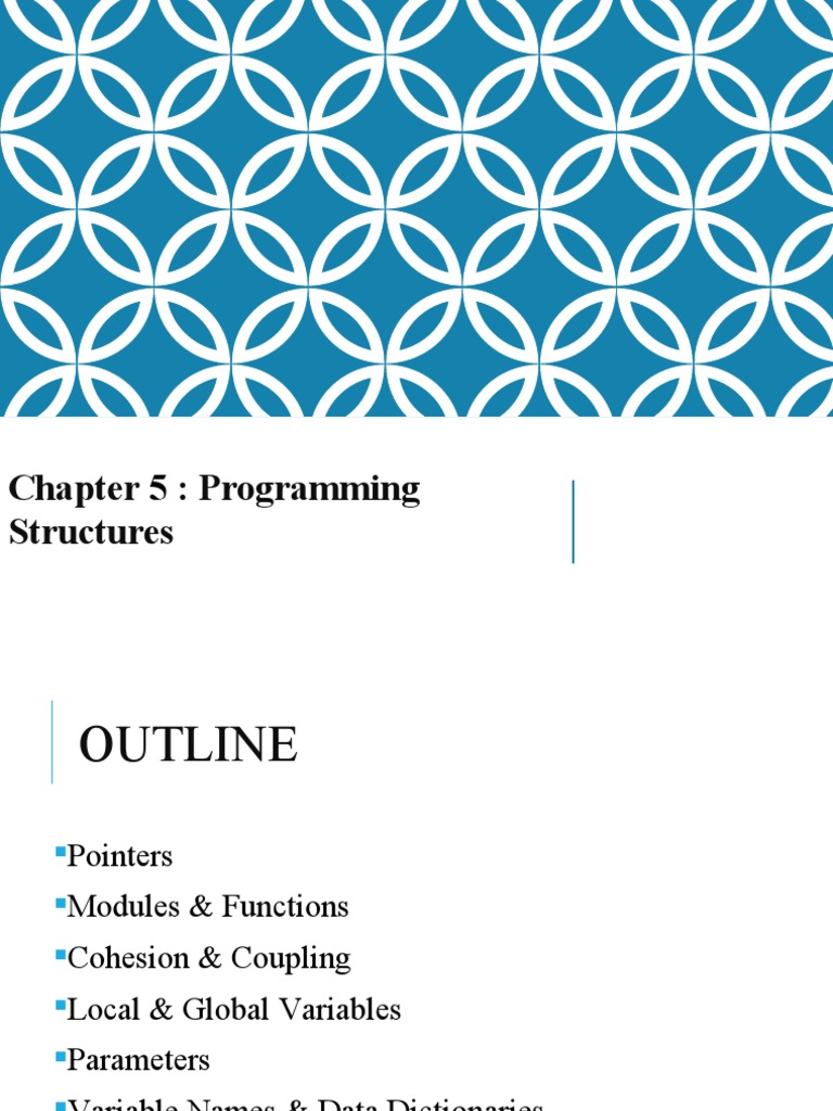 Chapter5 Programming Structures Pdf Programming Computer Program 1182
