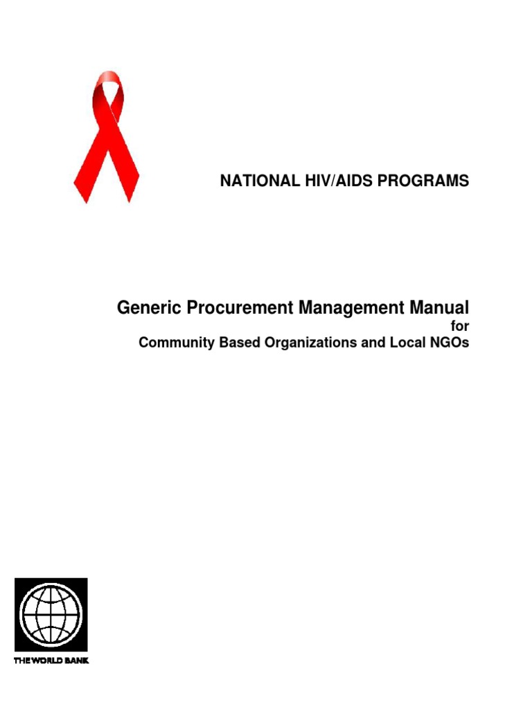 01CBO Procurement Manual English | PDF | Procurement | Non Governmental Organization