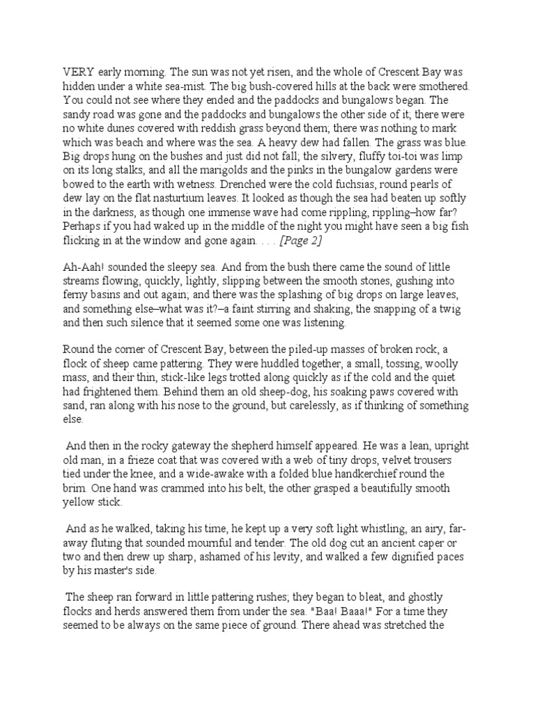 At The Bay English (Original) | PDF