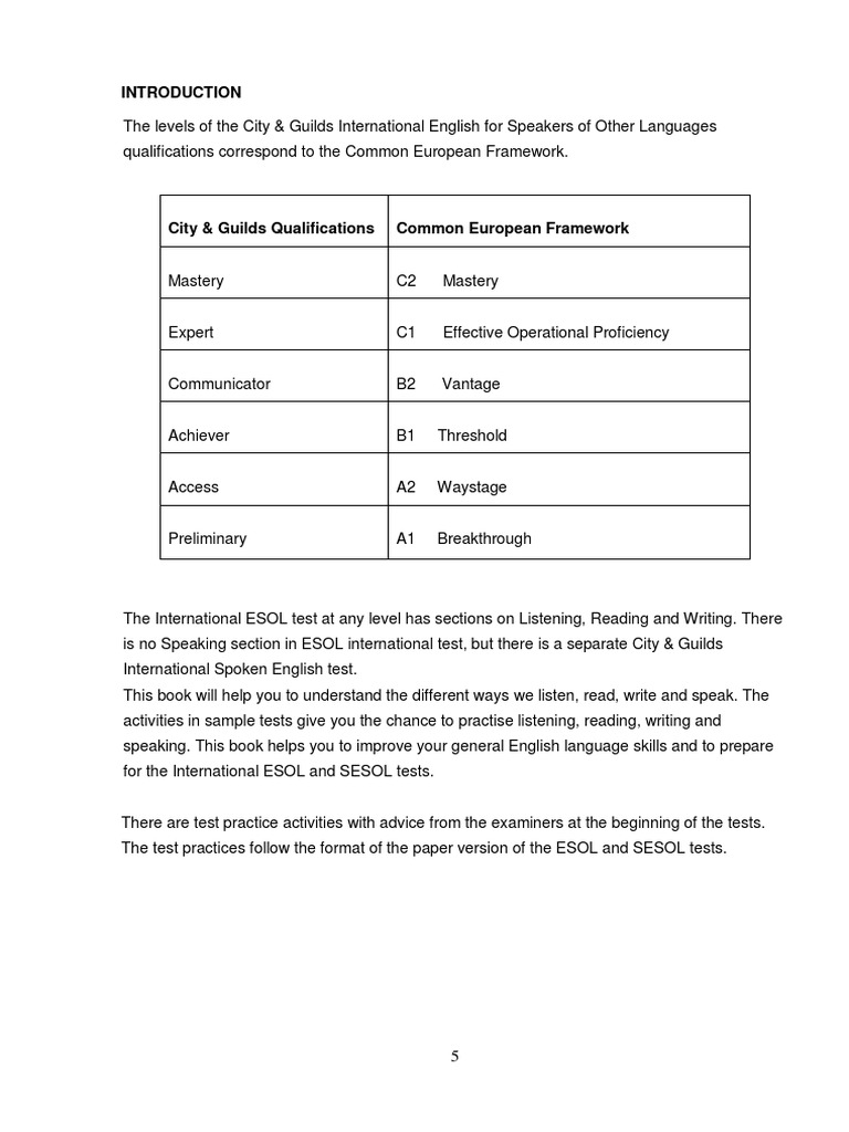 ESOL Preliminary 1 Book Elem1 | PDF | English As A Second Or Foreign ...