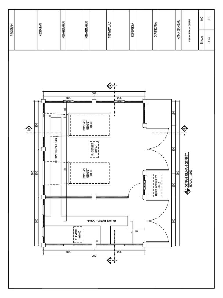 Gambar Rumah Genset | PDF