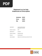 Frais de scolarité Ulaval 2024-2025 | PDF