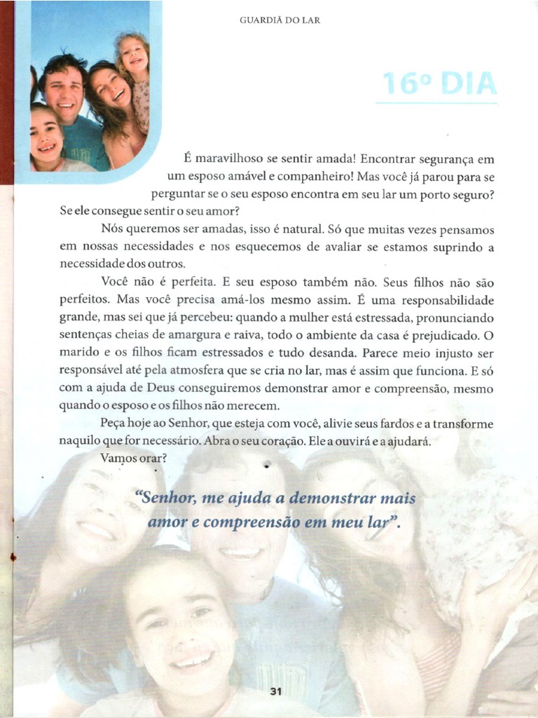 GUARDIÃ DO LAR Um Projeto para Esposas Que Querem Fazer A Difer | PDF