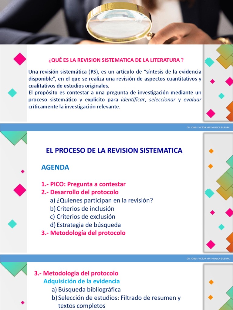 Metodología de Revisión Sistemática | PDF | Revisión sistemática ...