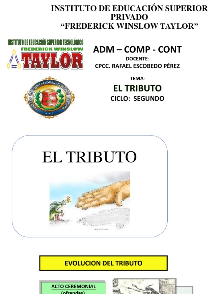 El Tributo | PDF | Impuestos | Gobierno