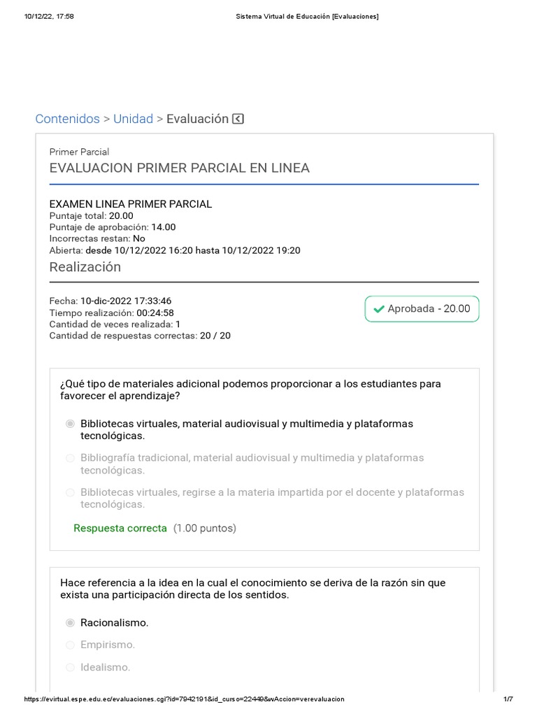 Prueba de Modelos 20 | PDF | Aprendizaje | Evaluación