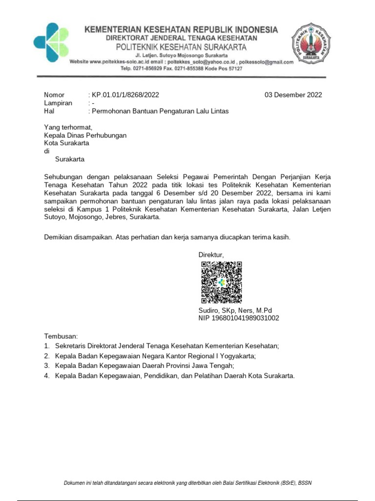 Permohonan Pangaturan Lalin | PDF