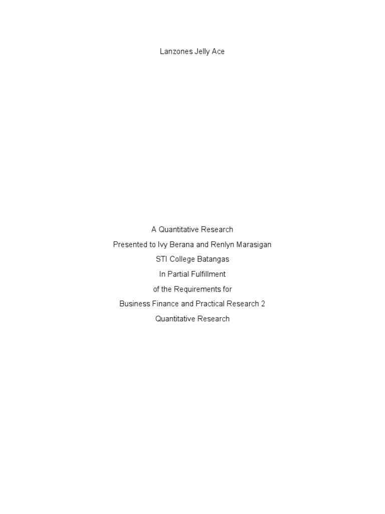 Background of The Study Group 3 | PDF | Gelatin | Nutrition