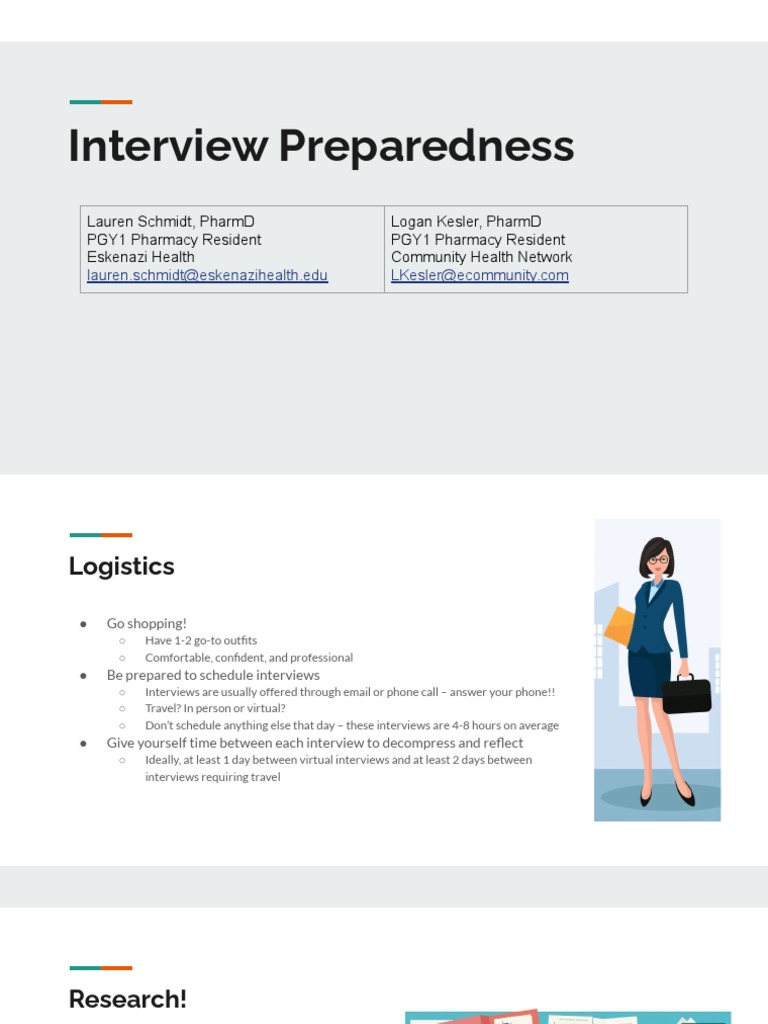 Residency Interview Powerpoint | PDF | Pharmacy | Social Programs