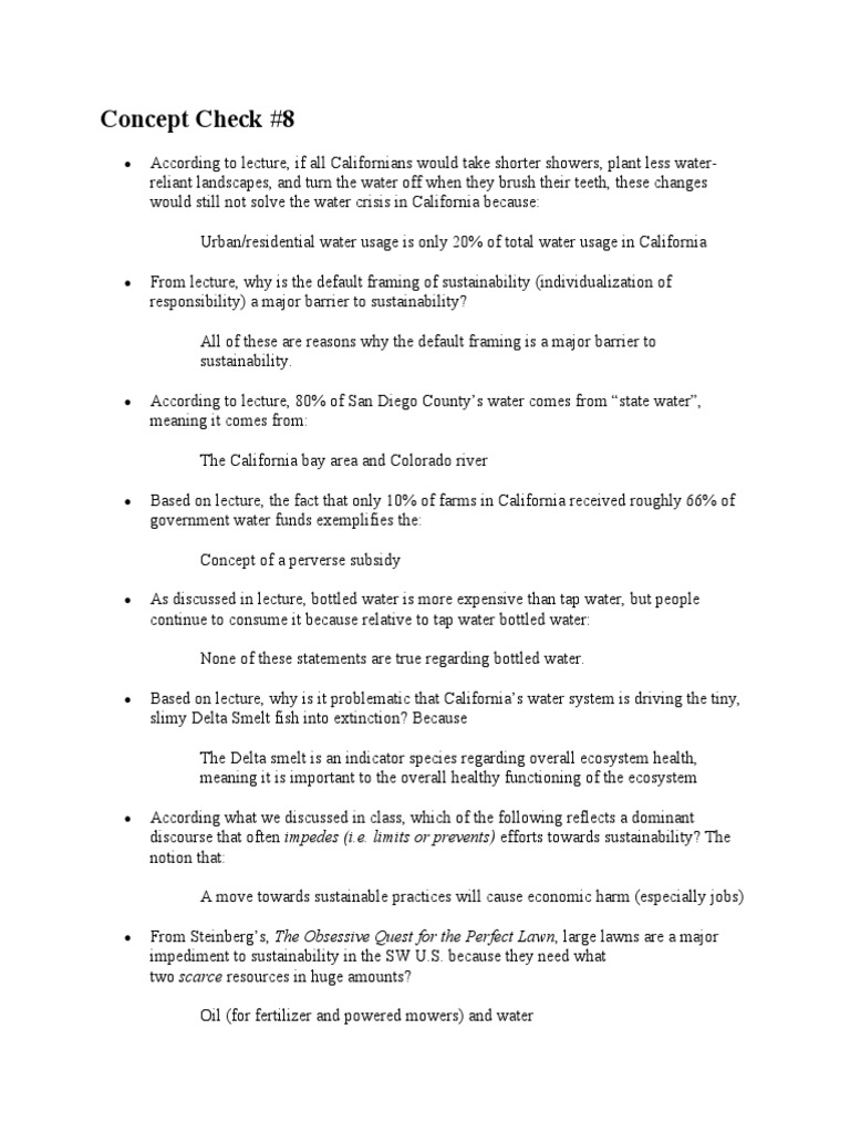 Concept Check 8 | PDF Concept Check 8 | PDF