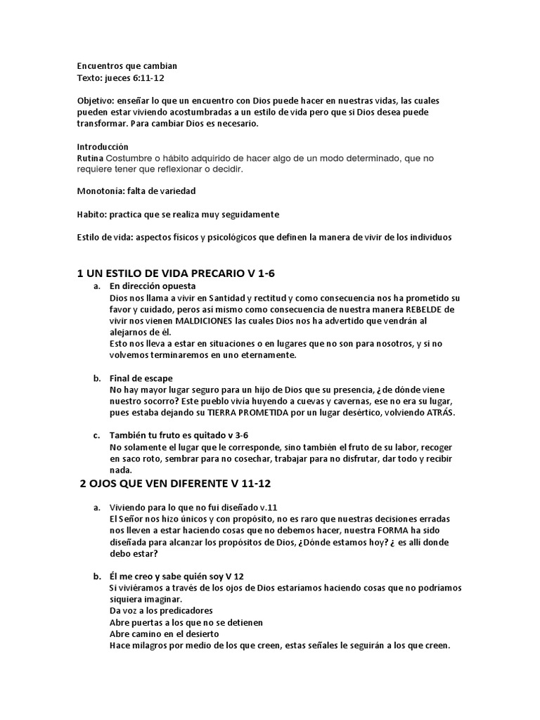 Encuentros Transformadores con Dios | PDF | Dios | Jesús