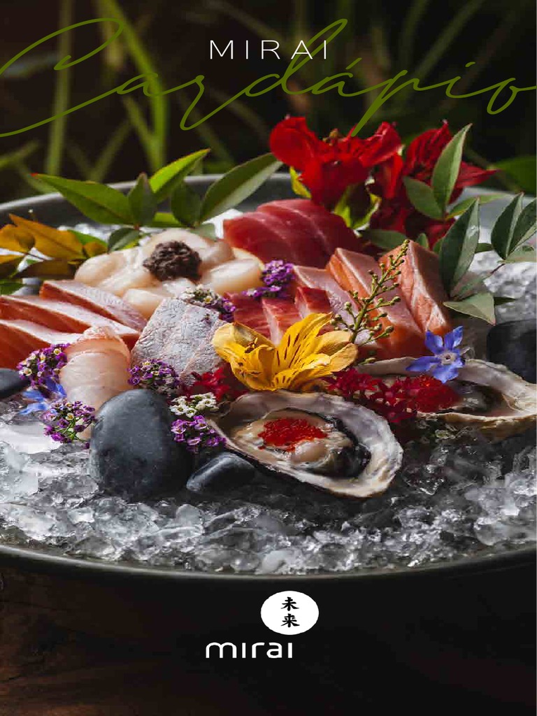 Mirai Menu | PDF | Alimentos | Culináriar